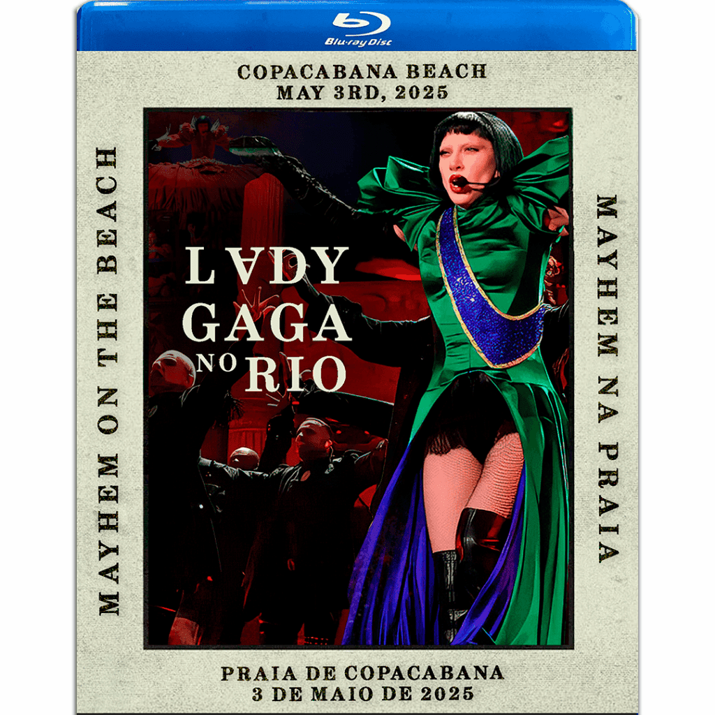 Blu-ray e DVD lady Gaga em Copacabana legendado